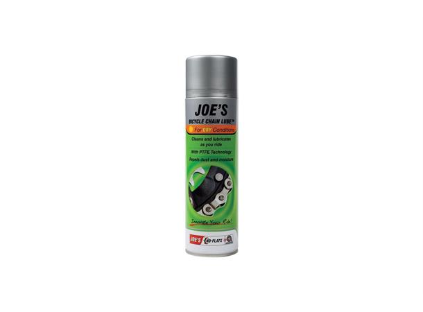 Joe's PTFE Kjedespray Olje Dry 500 ml Tørre forhold - Sykkelpikene AS
