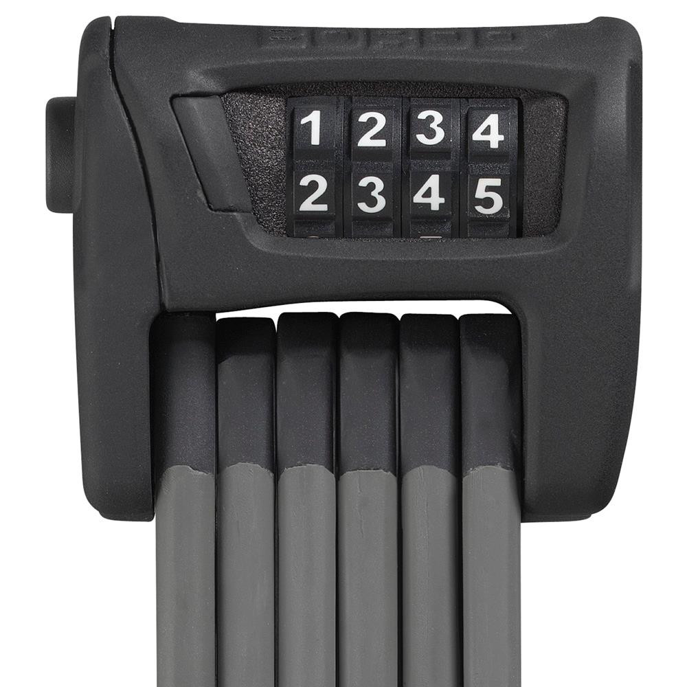 ABUS Sykkellås Bordo 6100 90 cm, Kode, Foldelås, SH - Sykkelpikene AS
